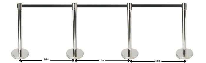 Bollards, Ropes & Tensa Barrier Hire Australia - Event Flooring
